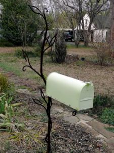 Decorative Mailbox Post – Sunheart